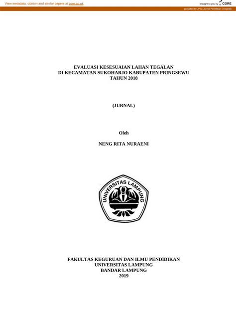 PDF EVALUASI KESESUAIAN LAHAN TEGALAN DI KECAMATAN DOKUMEN TIPS