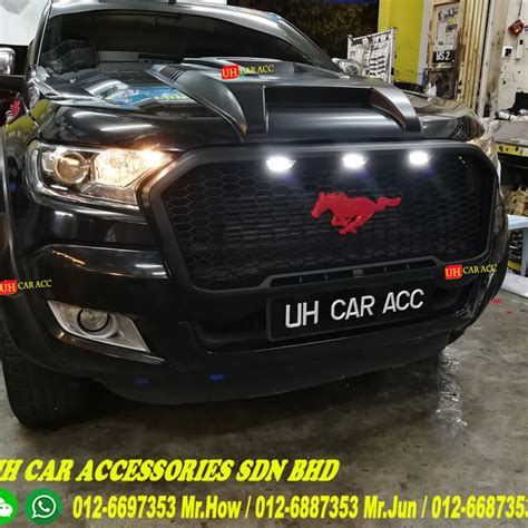Ford Ranger T Mustang Front Grill With Led Uh Car