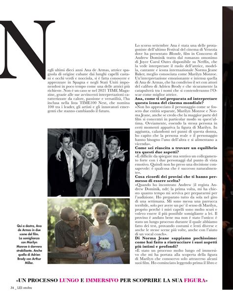 Ana De Armas In Lei Style Magazine October 2022 Hawtcelebs