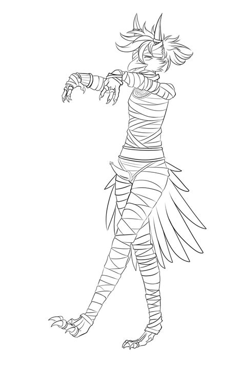 Mummy Hypnotized Lineart By Katsiika On Deviantart