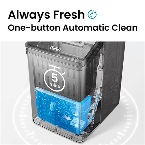 Gevi Knova Portable Countertop Compact Gemi Nugget Ice Maker