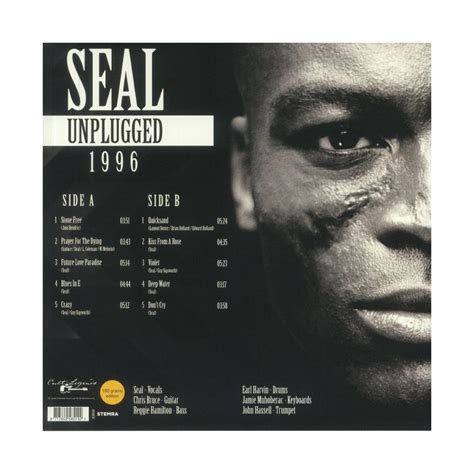 Seal Unplugged 1996 Vinyl Lp