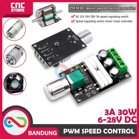 Jual Variable Pwm Motor Speed Led Dimmer Controller Dc 3a 6v 28v 5a D Shopee Indonesia