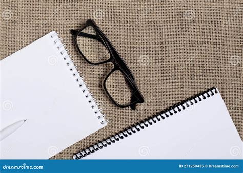 Diary Glasses And Ballpoint Pen For Notes Stock Image Image Of Notes Ballpoint 271250435