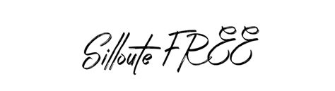 Silloute Free Font