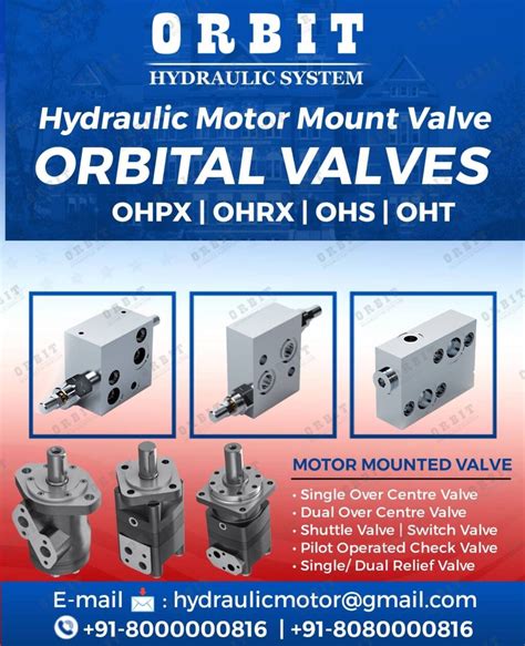 Home Hydraulic Motor Mounted Valves