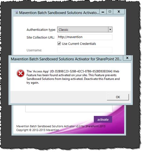 Mavention Batch Sandboxed Solutions Activator Now With Support For
