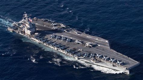 El Portaviones Más Grande Y Potente Del Mundo Llega A Europa Dos Reactores Nucleares Y 75 Aeronaves
