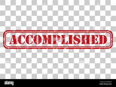 Accomplished Stamp Symbol Label Sticker Sign Button Text Banner