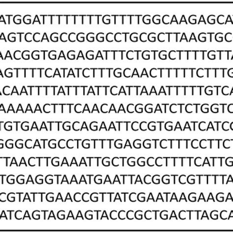 Partial Dna Sequence Of The Conserved Region Of 18s Rrna Gene Of S
