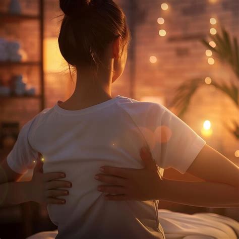 Massage Therapist Bright Cinematic Reality In Wellness Premium Ai