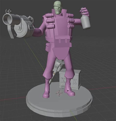 💣 Demoman From Team Fortress 2・free Stl File For 3d Printing・cults