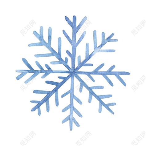 彩色卡通手绘雪花矢量插画图片素材免费下载觅知网