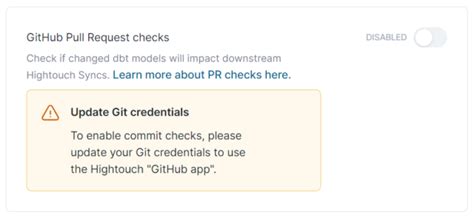 Dbt Pull Request Hightouch Model Dbt Ci Checks
