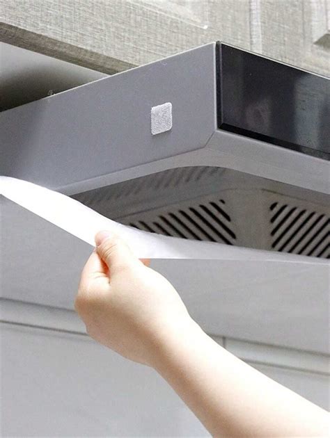1roll Kitchen Reusable Anti Oil Fume Extractor Filter Paper Non Woven