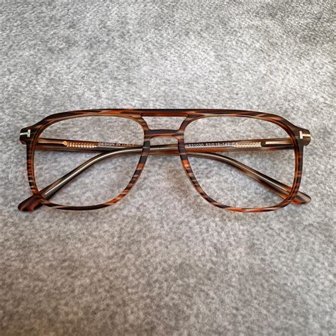 Tortoise Brown Full Rim Square Computer Glass Saaf Dekho