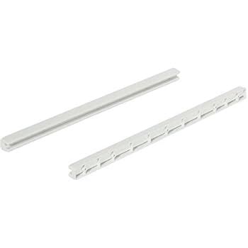 paires de glissières de tiroir en plastique Blanc pour mm tiroirs Amazon fr Bricolage