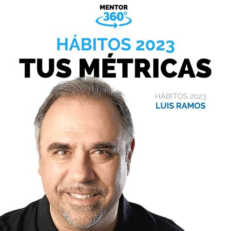 Hábitos 2023 Métricas Personales Luis Ramos MENTOR360 re