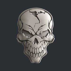 D STL Models For CNC Skull Etsy