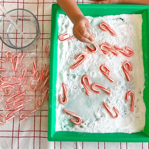 Candy Cane Fizz Christmas Science Activity Friends Art Lab