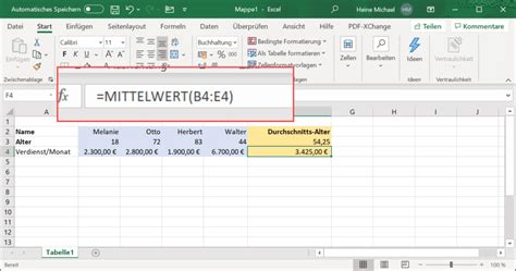 Excel Durchschnitt Berechnen Windows FAQ