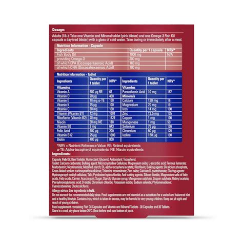 Seven Seas Omega 3 And Multivitamins Woman 30 Tablets And 30 Capsules 1