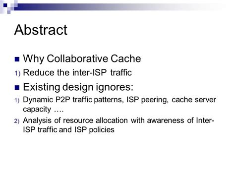 on the efficiency of collaborative caching in isp aware p2p networks