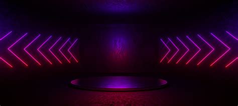 아이 사이버 공간 배경 인테리어 금속 메쉬 복도 트렌디 한 미래 레이저 빛나는 인디고 색상 아이 배경 받침대 개념 3d 렌더링 3차원 형태에 대한 스톡 사진 및 기타 이미지