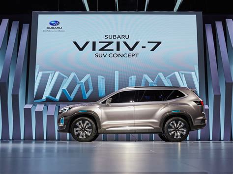 Subaru Just Unveiled A New Three Row Suv Called The Viziv 7 Business
