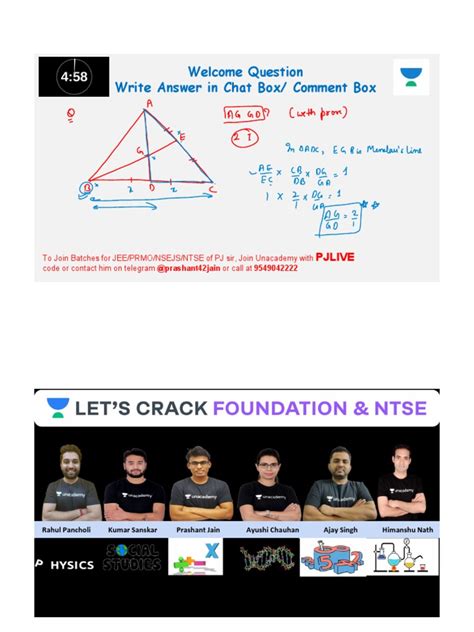 Pj Sir S Unacademy Batches Pdf Mathematics