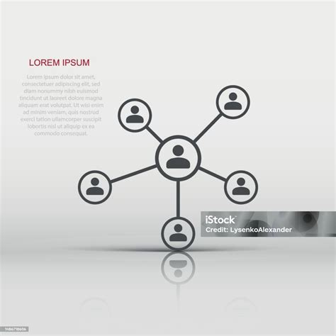 Icône De Réseau Social Vectoriel Dans Un Style Plat Pictogramme