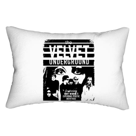 The Velvet Underground Lumbar Pillows Rock Band 80s 90s Lumbar Pillows