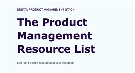 Digital Product Management Stack Peerlist