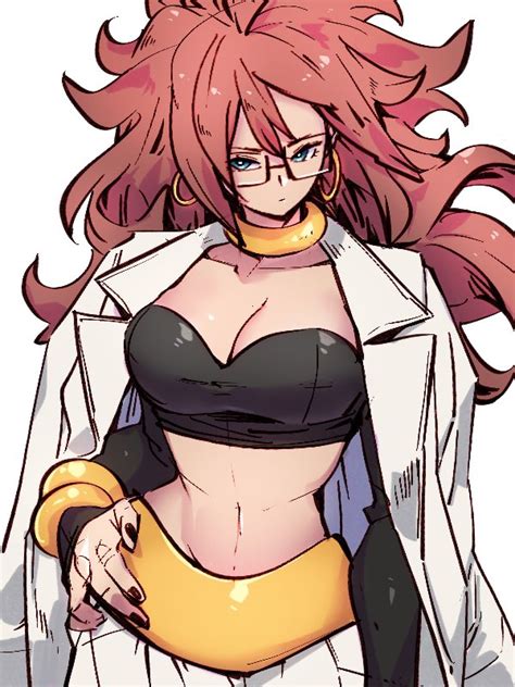 Rule 34 Android Android 21 Android 21 Human Black Nails Blue Eyes