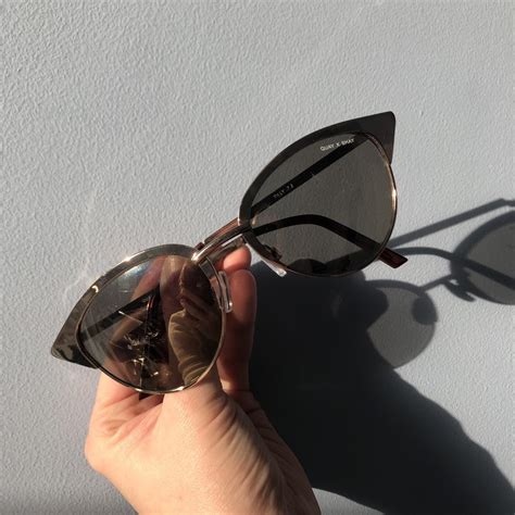 Quay X Shay Mitchell Eyewear Cat Eye Gold Frame Depop