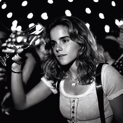 Hermione Granger Being The Naughty Gryffindor Drinking And Partying