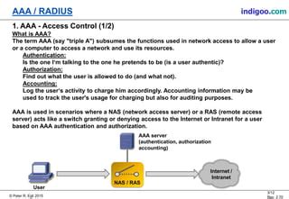 AAA RADIUS Protocols PDF Computer Networking Computing