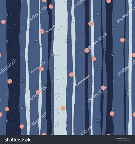 Striped Seamless Pattern Hand Drawn Stroke Stock Vector Royalty Free Shutterstock