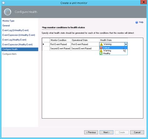 appendix k creating ops mgr monitors for custom vcenter server alarms