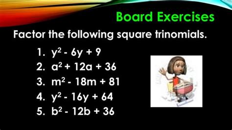 Factoring Perfect Square Trinomial Pptx
