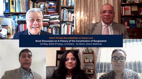 Rokeya Chowdhury Dcl On Linkedin [cals] Virtual Roundtables On Asian Law Book Discussion On A