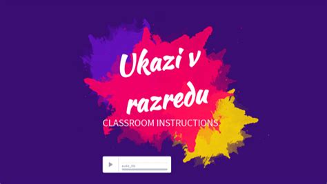 Classroom Instructions Genially