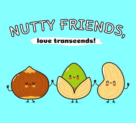 Cute Funny Happy Hazelnut Pistachio And Cashews Nut 29762120 Vector