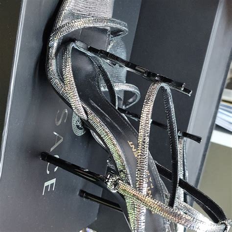 Authentic Ysl Cassandra Heels Gem