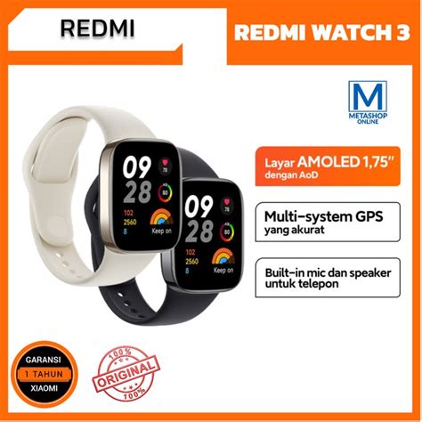 Jual Mi Redmi Watch Amoled Smartwatch Xiaomi Jam Tangan Pintar Shopee Indonesia