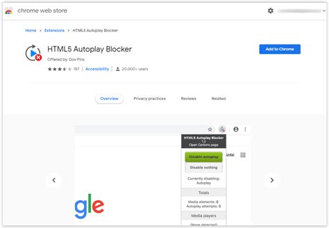 How To Stop Autoplay Videos In Chrome