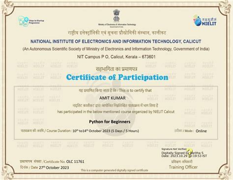 Amit Kumar On Linkedin Pythoncertification Continuouslearning