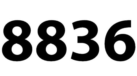 Zahl 8836