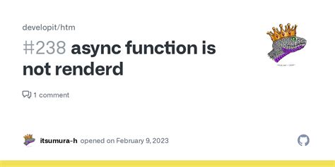 Async Function Is Not Renderd · Issue 238 · Developithtm · Github
