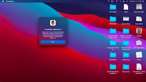 Error When Starting Up Prusaslicer On Mac Prusaslicer Prusa3d Forum